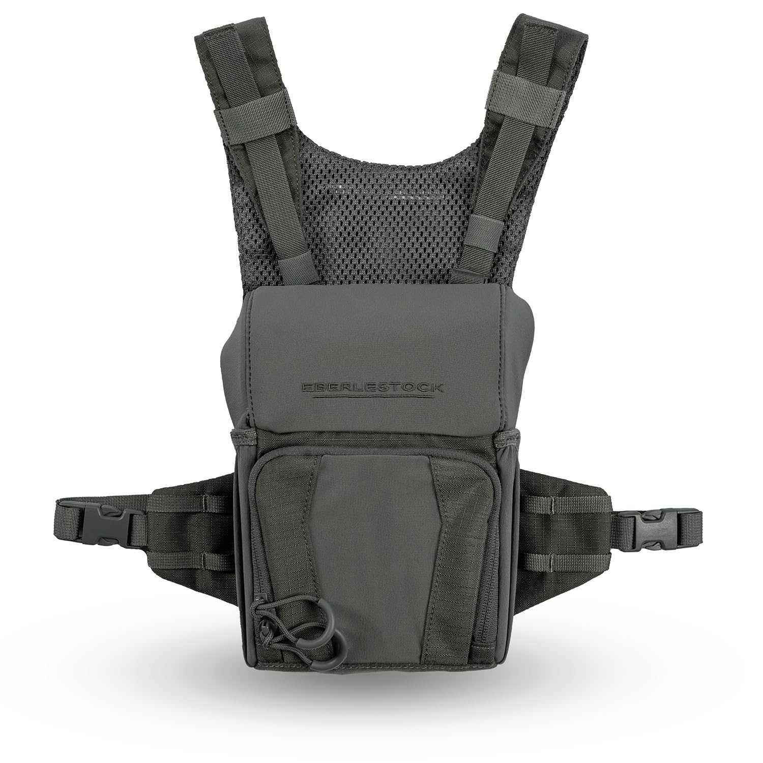 Eberlestock Recon Modular Bino Pack - Advanced Binocular Harness System with Customizable Attachments - Gray - Large