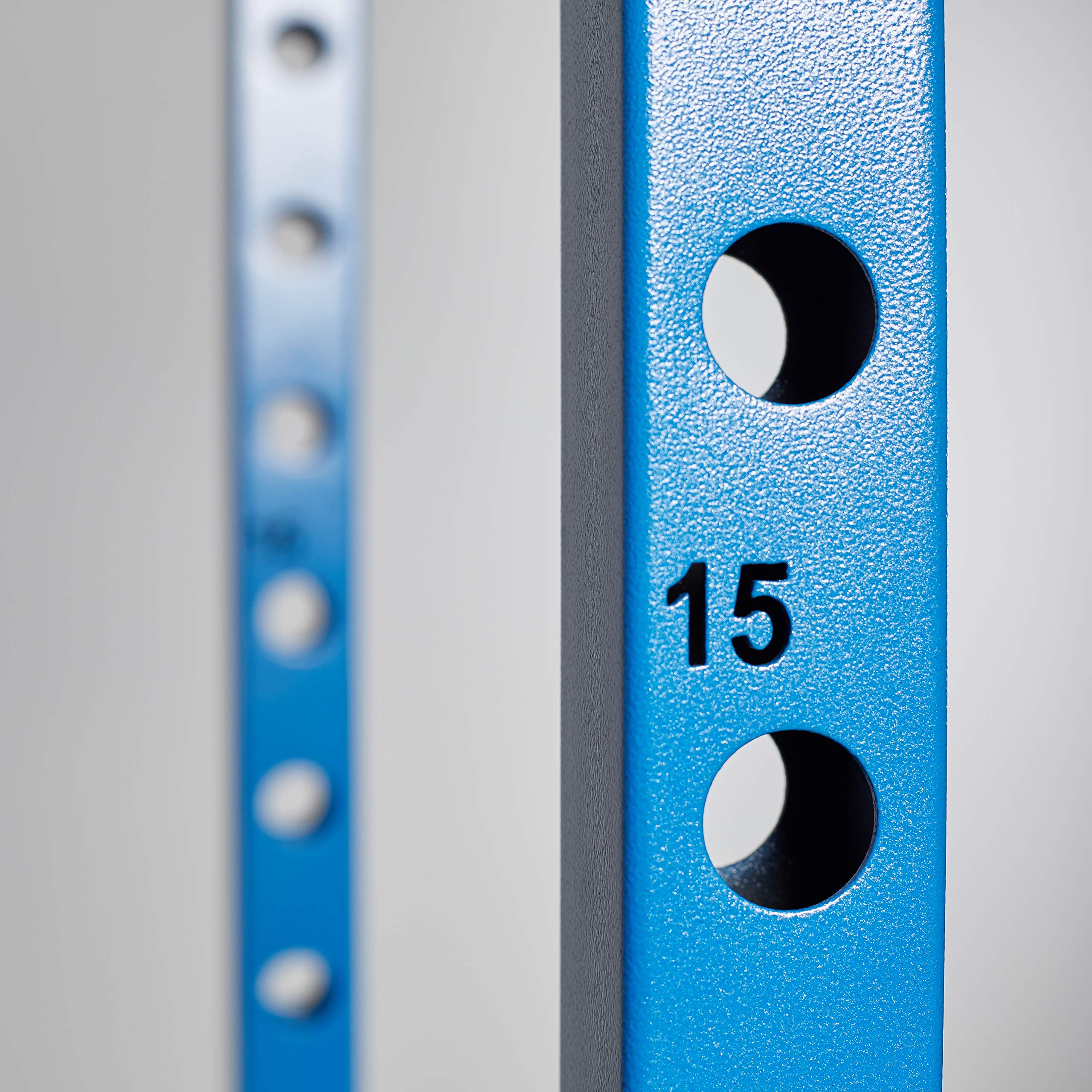 REP PR-1100 Power Rack - 700 lbs Rated Lifting Cage for Weight Training (Blue Power Rack, No Bench)