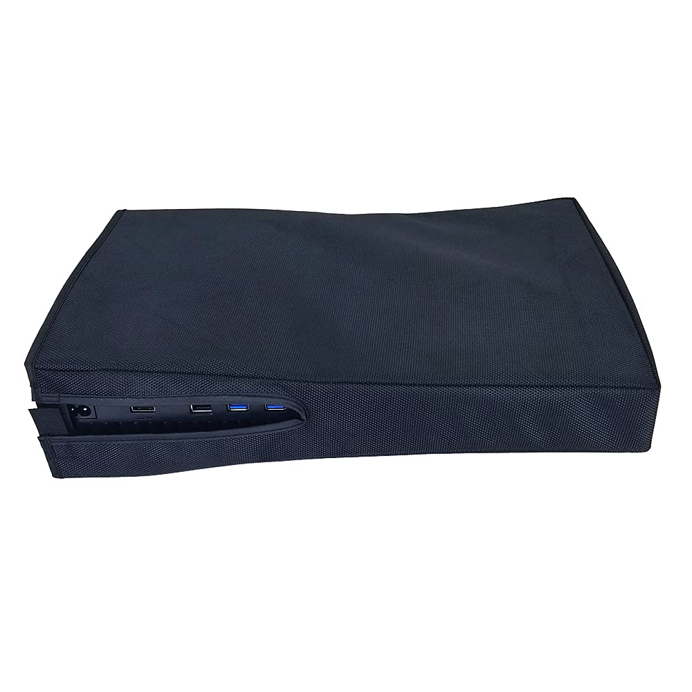 Dust Cover For PS5 Console. EMiEN Oxford Fabric Anti-Scratch Waterproof Dust Guard With Back Cable Port For SONY Playstation 5 Digital & Disk Version