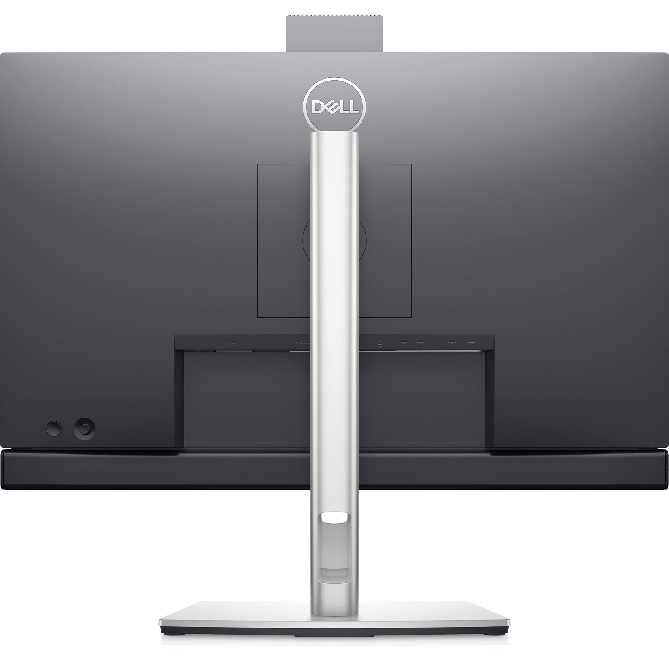Dell 24, HD Video Conferencing Monitor - C2422HE with POP-UP 5MP IR Camera Dual 5W Integrated Speakers and a Dedicated Microsoft Teams Button,Gray