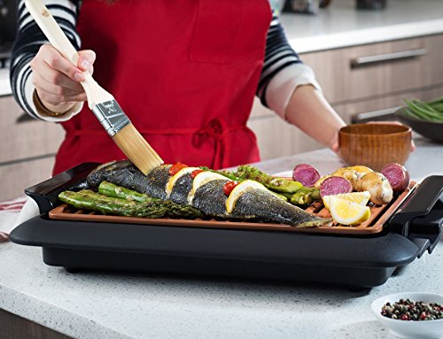 Gotham Steel Smokeless Electric Grill, Portable and Nonstick As Seen On TV! - DELUXE