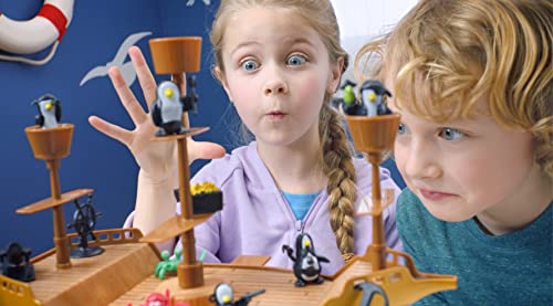 PlayMonster Don't Rock The Boat -- Children's Game -- Balance Yer Mateys or Overboard Ye Go! -- For ages 5+ -- 2-4 Players