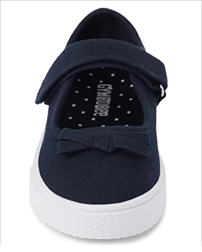 Gymboree Girls and Toddler Girls Mary Jane Sneaker,Navy,8 Years