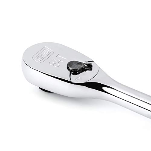 GEARWRENCH 3 Piece 1/4", 3/8" & 1/2" Drive 84 Tooth Full Polish Teardrop Ratchet Set - 81206A-07