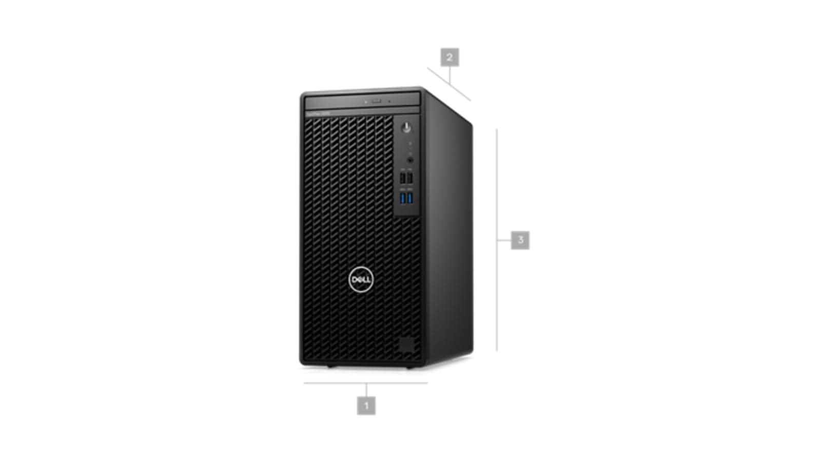 Dell Optiplex 3000 3000 MT Mini Tower Desktop (2022) | Core i5-512GB SSD + 1TB HDD - 16GB RAM | 6 Cores @ 4.6 GHz Win 11 Pro (Renewed)