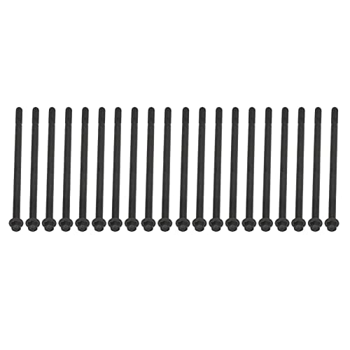 Flange Bolt Fastener, Carbon Steel Wide Application 20pcs Clear Thread Hex Flange Bolt for Machine