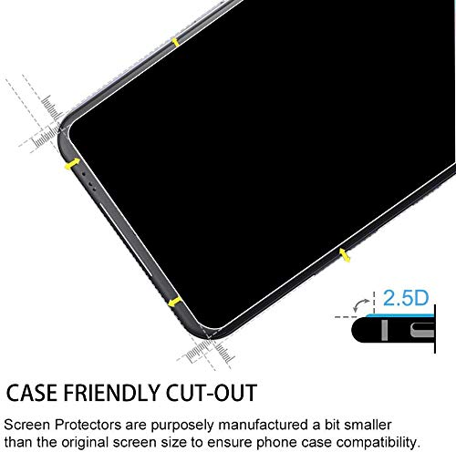 Suttkue for Asus ROG Phone 6/6 Pro/ 6D/6D Ultimate Screen Protector with Camera Lens Protector, 9H Hardness,Anti-Scratch Tempered Glass flim, Case Friendly, Anti-Fingerprint (2+2 PACK)