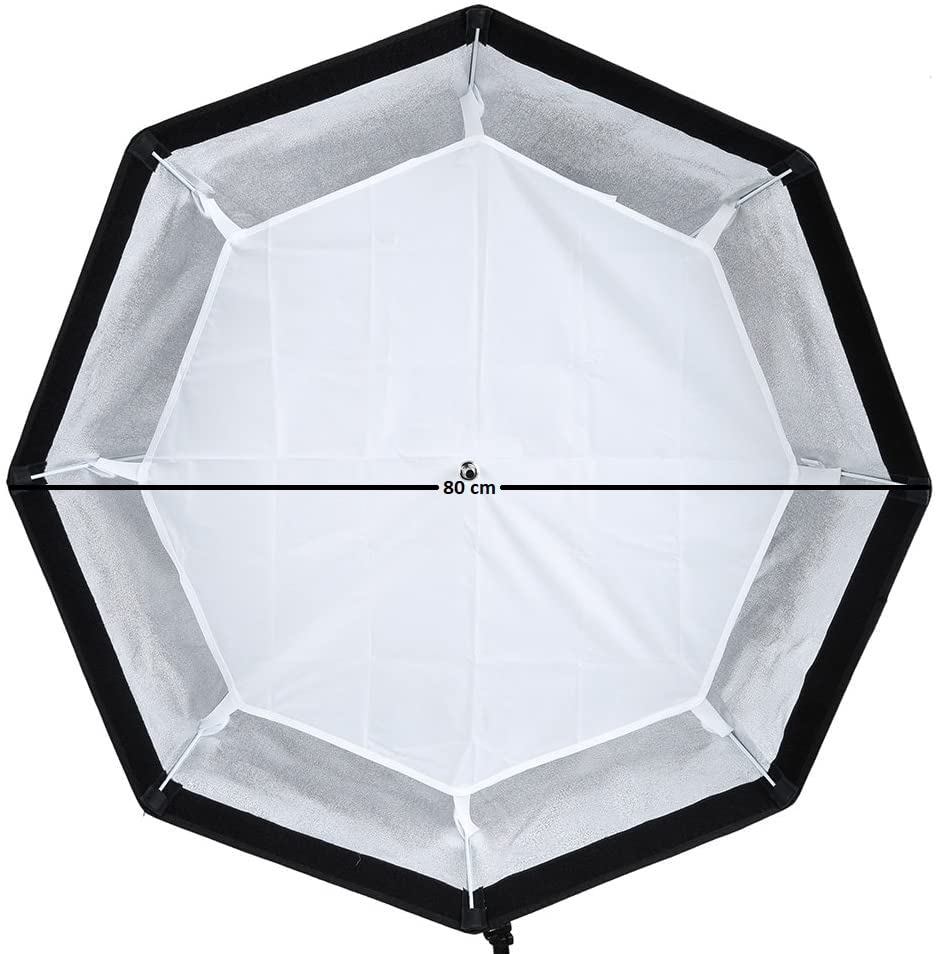Godox SB-UE Umbrella Octagon Softbox Reflector with Honeycomb Grid for Speedlight Flash (Bowens Mount) (80 CM)