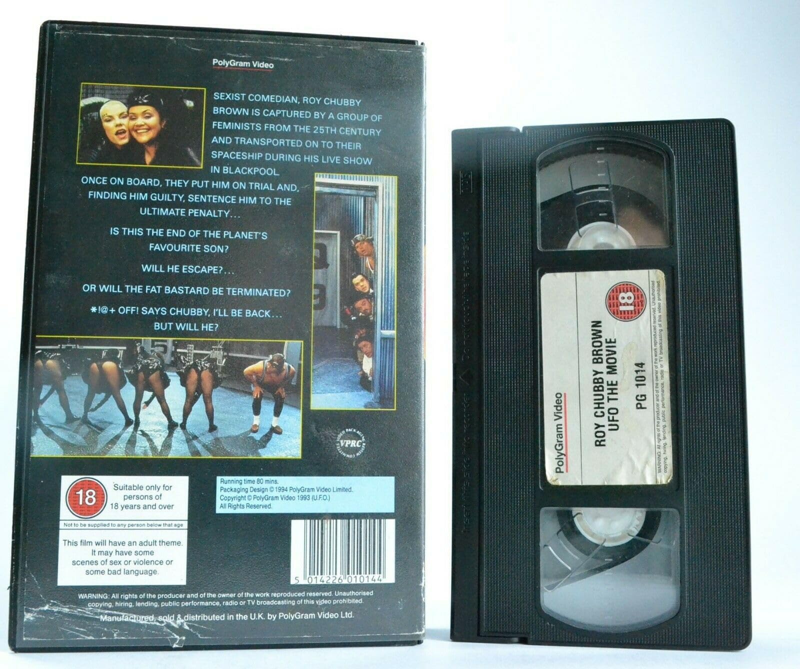 UFO: The Movie: British Sci-Fi Spoof - Large Box - Roy "Chubby" Brown - Pal VHS