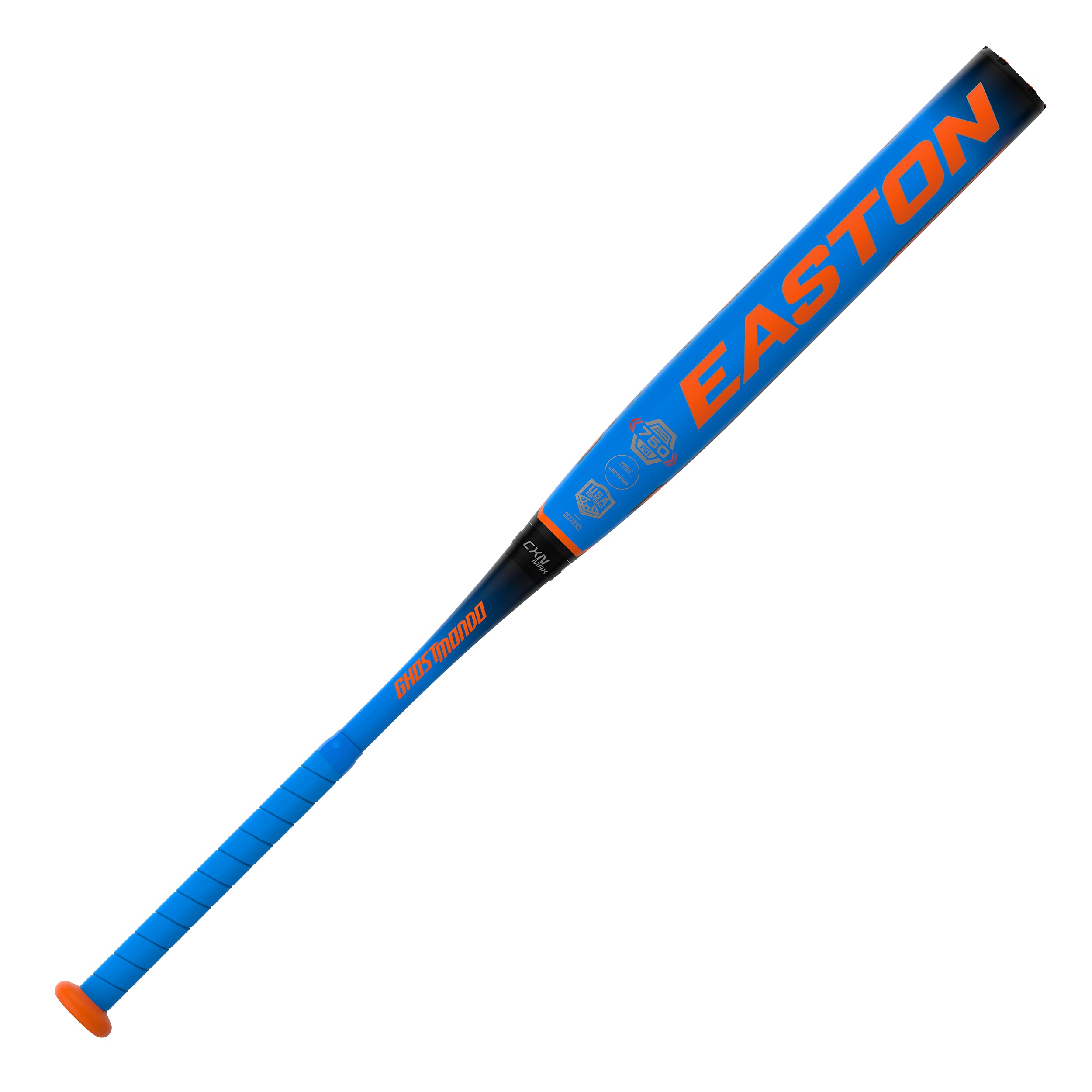 Easton GHOSTMONDO Slowpitch Softball Bat, End Loaded, 13.5 in Barrel, ASA/USA, & WBSC, 34in x 26oz