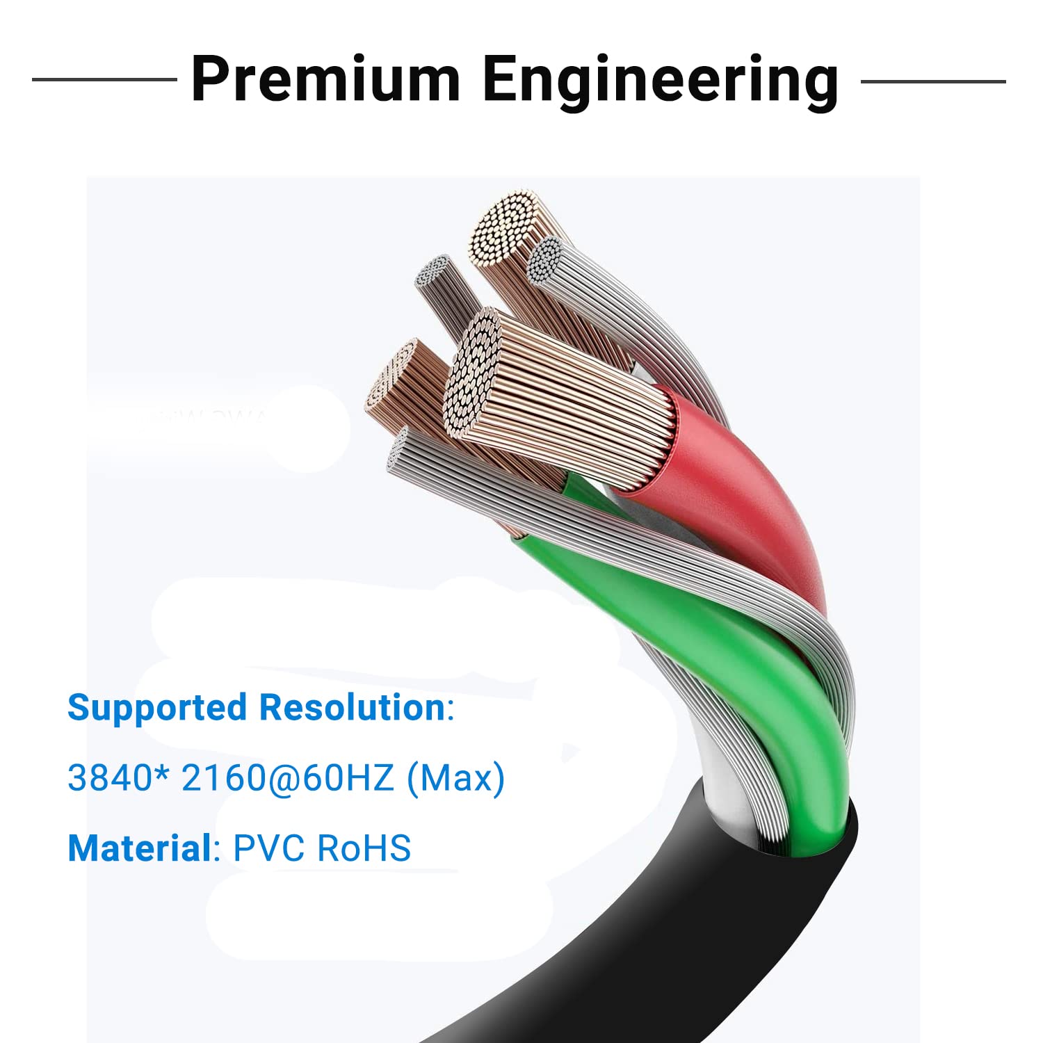 UGEE USB C to USB-C Cable 5FT Support 3 in 1 Type C Fast Charging Cable,Video Data Transfer Compatible U1200/U1600 Drawing Tablet with Screen