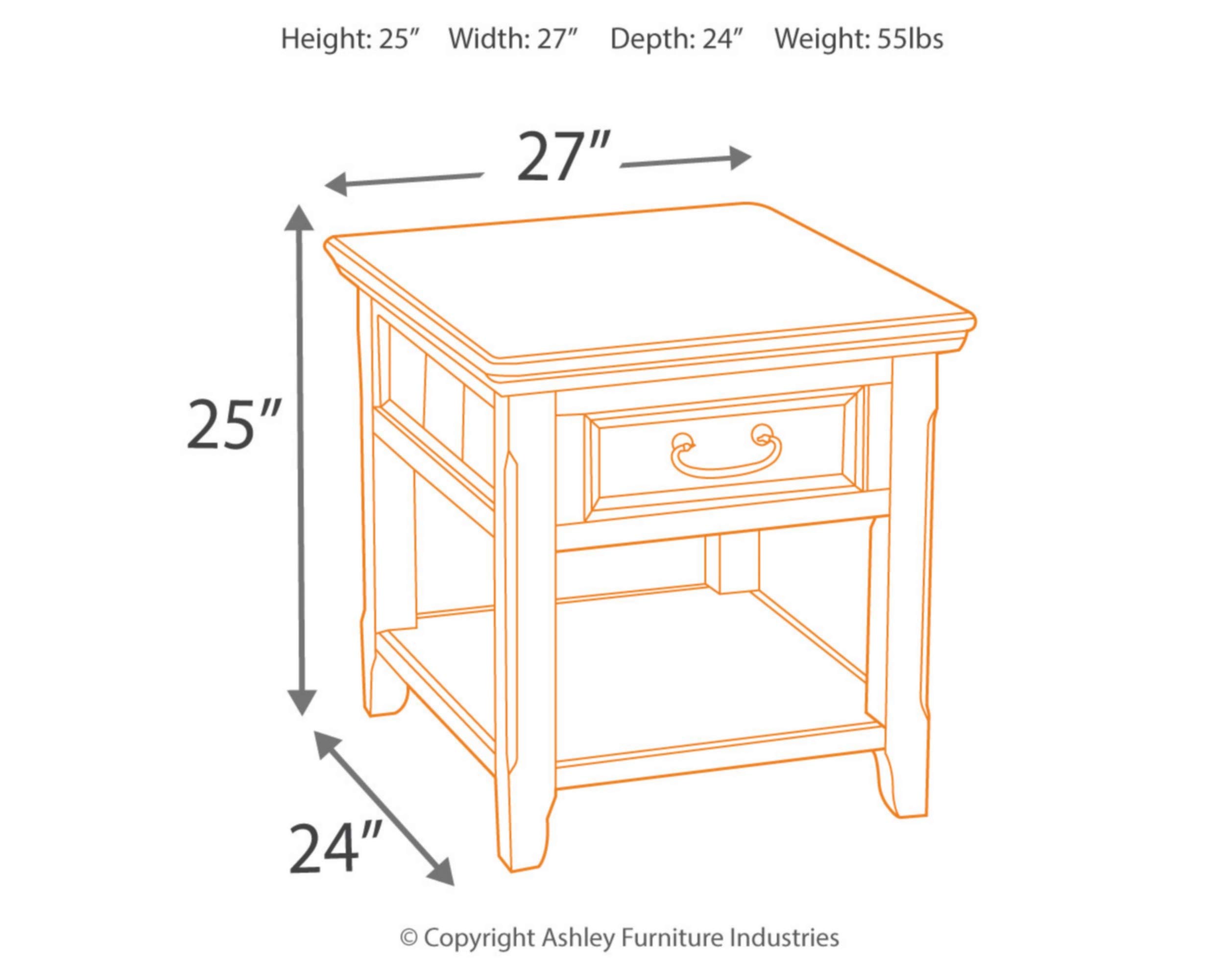Signature Design by Ashley Woodboro Living Room Furniture, Brown