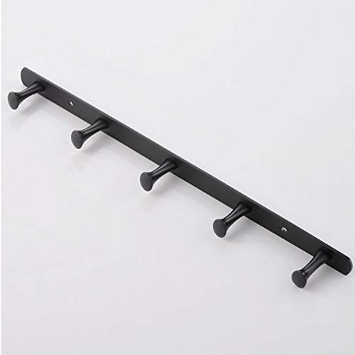 GOOFFY Door Metal Hooks for Hanging Oval Hook Wall Mounted Black Holes Hooks Kitchen Wall Door Coats Clothes Towel Hat Row Hooks Robe Hooks Hanger Hanger