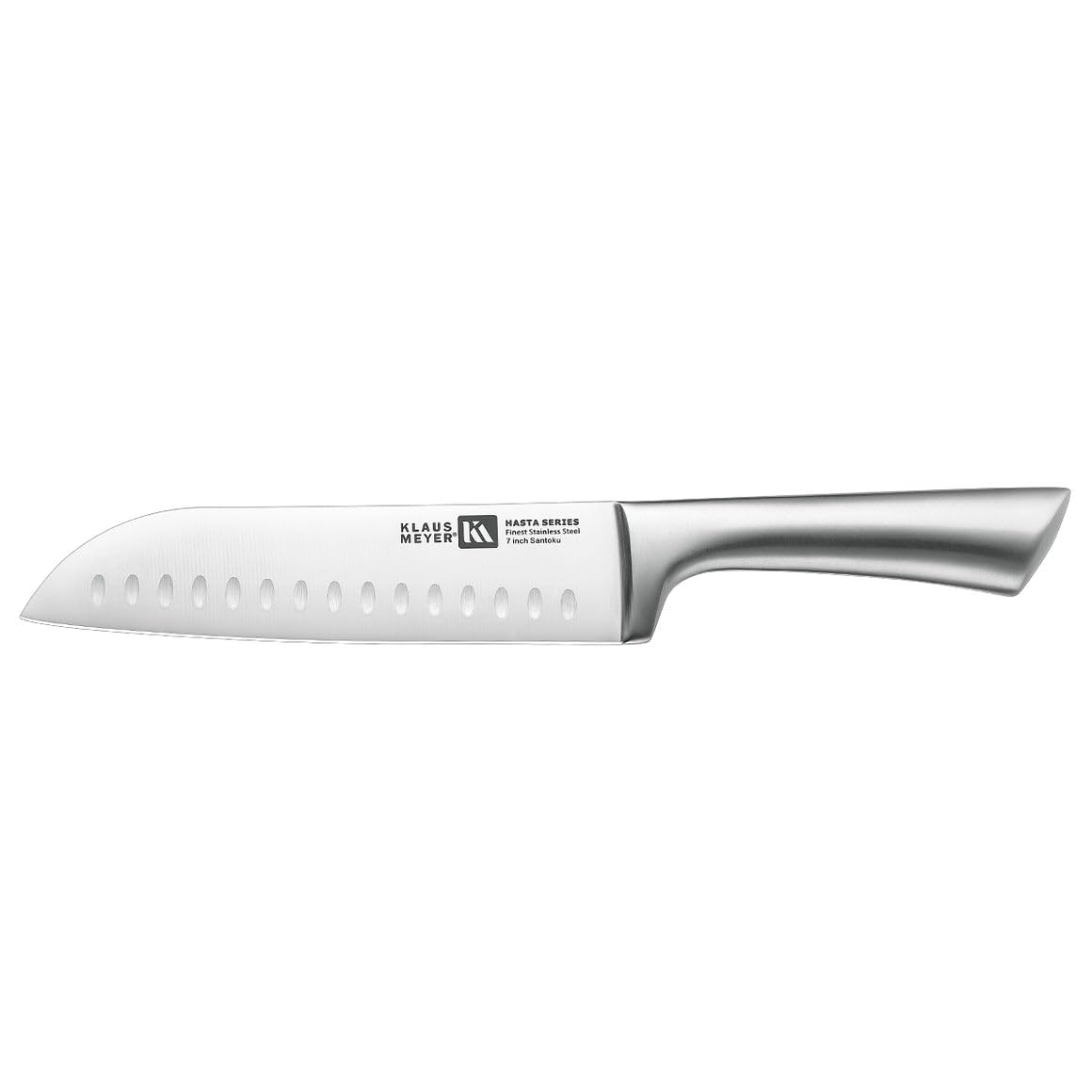 Klaus Meyer Hasta Premium High Carbon Steel 7 inch Santoku Japanese Chef Kitchen Knife