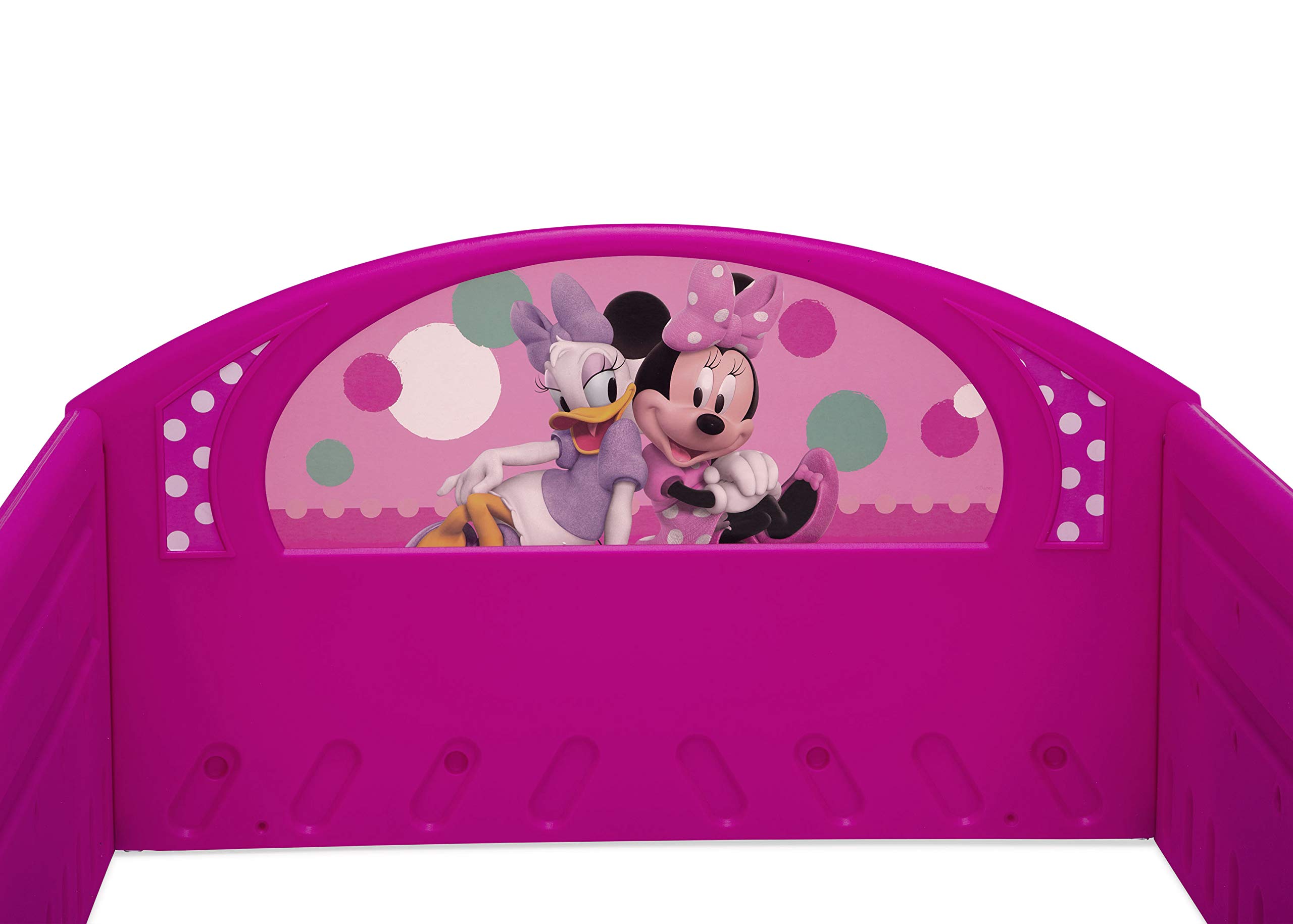 Delta Children Disney Frozen II Plastic Sleep and Play Toddler Bed with Attached Guardrails