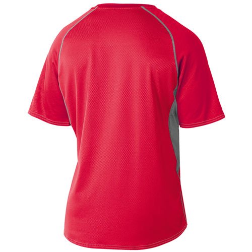 DeMarini Boy's Game Day Short Sleeve Shirt, Dark Green, Youth Medium