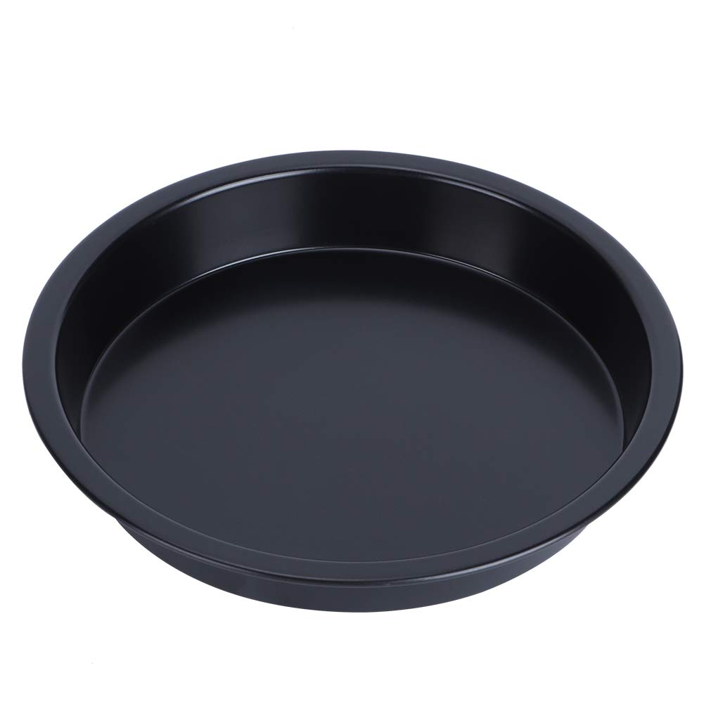 Fdit Pizza Pan Non-Stick Round Shallow Pie Cake Bread Mold Carbon Steel Baking Dish Pan Tray Kitchen Tools 5/6/7/8/9/10 inch (6in)