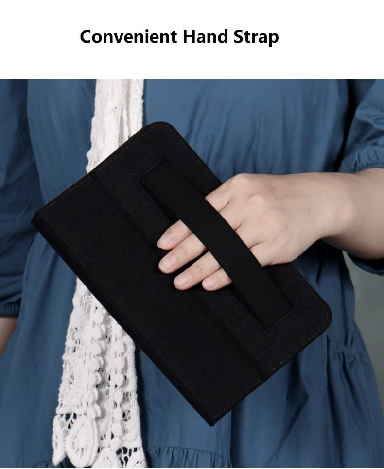 HONIEH PU Leather Case for TCL TAB 8 LE 8 inch 2023 Tablet Case Folding Stand Hand Strap Cover Compatible with TCL Tab 8 LE 9137W