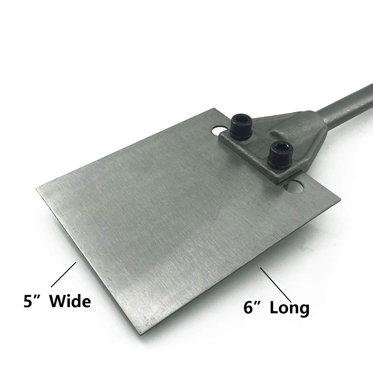 SPKLINE 5 Inch Wide SDS Floor Scraper Set Tile & Thinset Scaling Chisel Thinset Scraper Adhesives Remover Wall Scraper Fits SDS-Plus & SDS-Max Rotary Hammer, Chipping Hammer Drills, Demolition Hammers