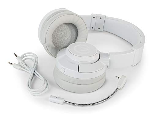 PowerA Fusion Wired Stereo Gaming Headset with Mic for PlayStation 4, Xbox One, X, Xbox One S, Xbox 360, Nintendo Switch, PC, Mac, VR, Android, and iOS - White - Xbox 360; Xbox