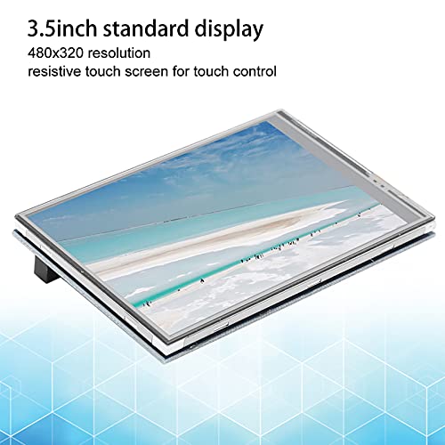 Jopwkuin 3.5inch Monitor, Professional Portable Standard Touchscreen for Daily Work Study
