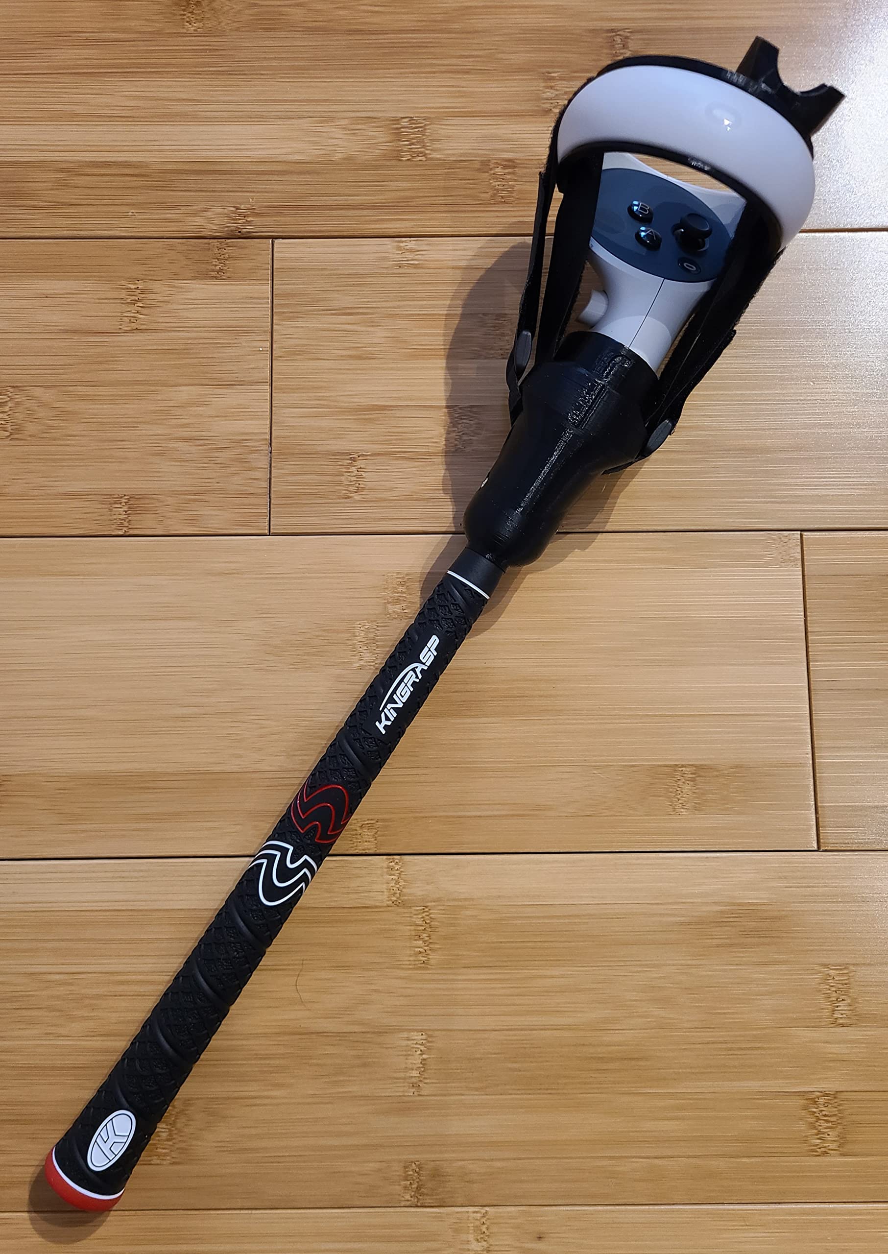 Full Swing VR Golf Club Attachment/Adapter used with Controller for Meta Quest 1 2, different grip/handle sizes available (Standard Grip)