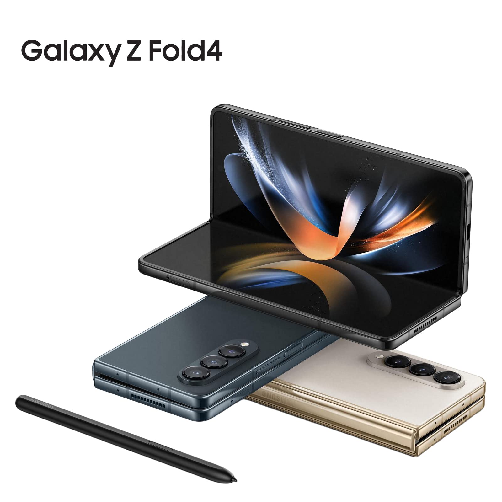 Galaxy Z Fold 4 Pen Stylus Replacement for Samsung Galaxy Z Fold 4/5 S Pen Stylus Pen,Compatible Galaxy Z Fold 4/5 Phone EF-FF92PCBEGUS with Eject Pin+2 Tips (Black)