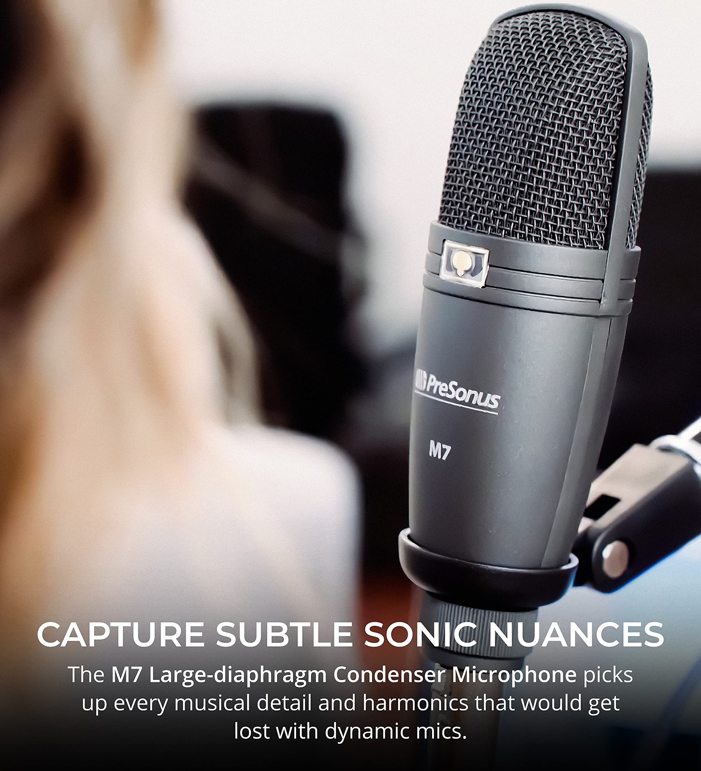 PreSonus AudioBox 96 Studio USB 2.0 Recording Bundle with Interface, Headphone, Microphone & Studio One Artist, Blucoil Boom Arm, 10' XLR & Instrument Cables, USB-A Mini Hub and 3' USB Extension Cable
