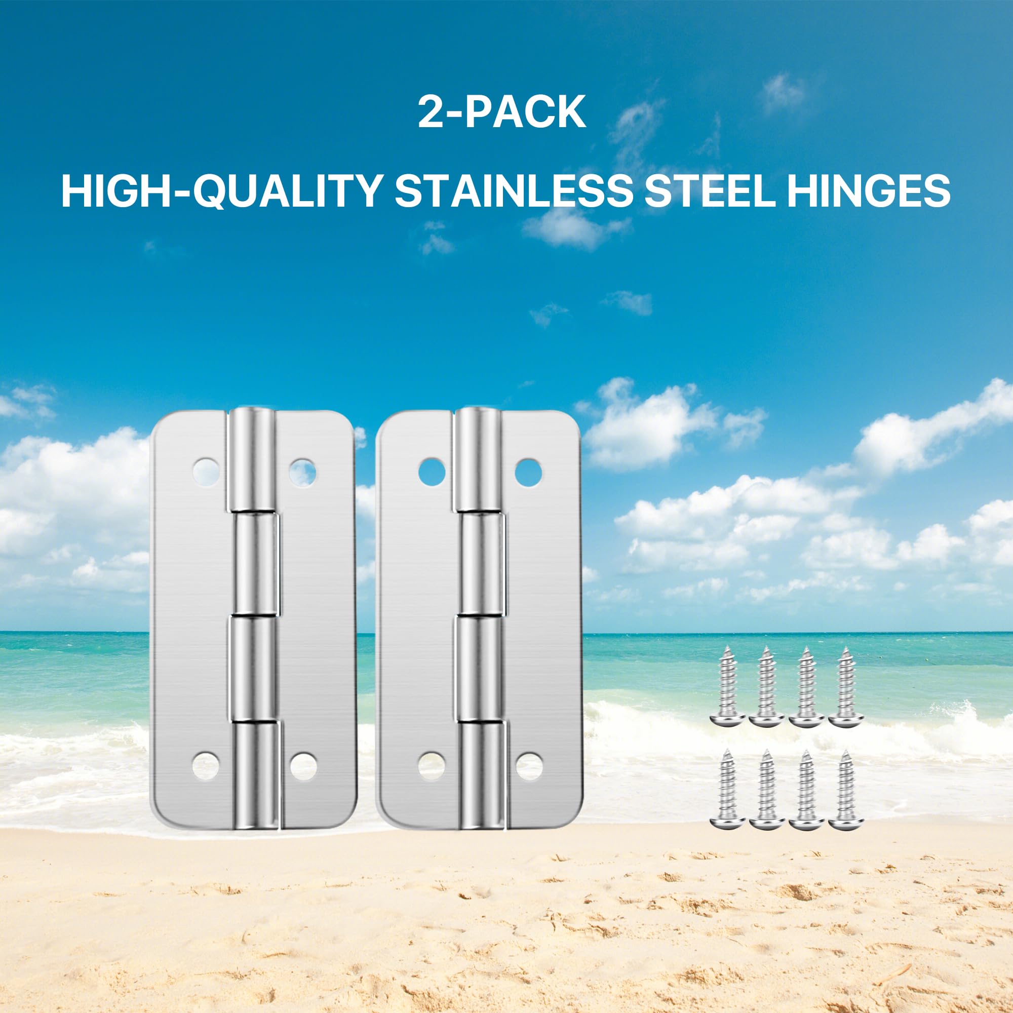 Cooler Hinges for Igloo Ice Chests, Igloo Cooler Stainless Steel Hinges Replacement, Igloo cooler hinges replacement, Igloo Ice Chest Hinges (2)