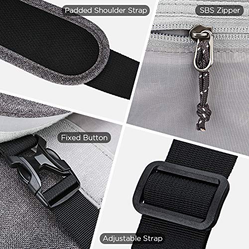 OIWAS Messenger Bag for Women - Canvas 15.6 Inch Laptop Satchel Computer Briefcase Mens Crossbody Bag