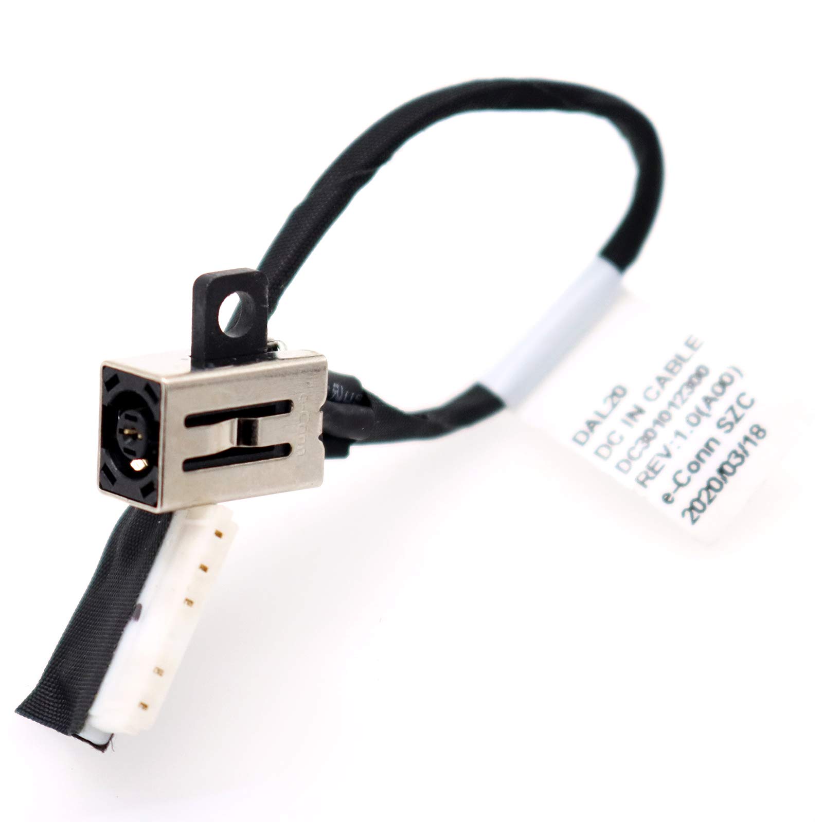 Deal4GO DC Power Input Jack Cable Charging Port for Dell Vostro 3480 3481 3580 3581 3582 3583 3584 3585 Latitude 3490 3590 228R6 0228R6 DC301011R00