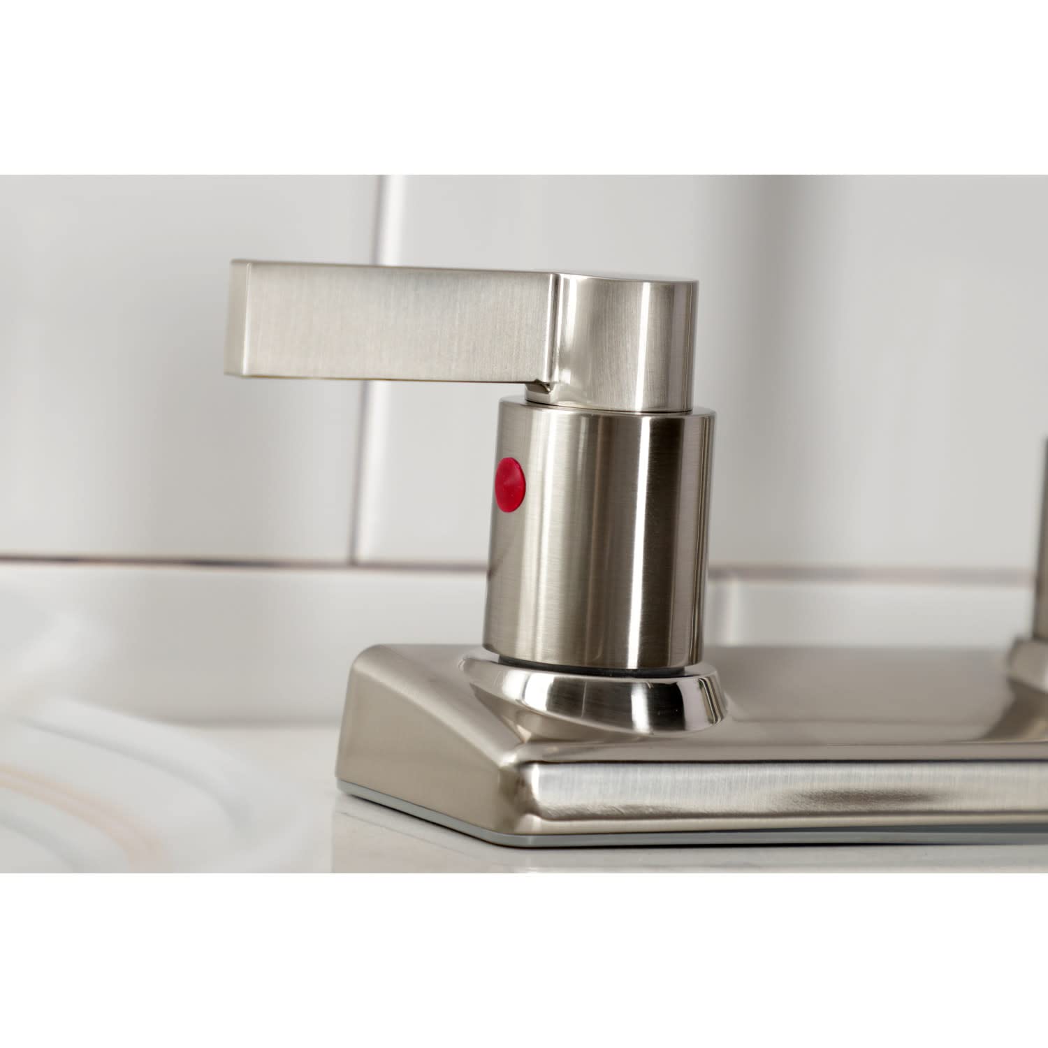 Kingston Brass FB2145NDL NuvoFusion 8" Centerset Kitchen Faucet, Oil Rubbed Bronze