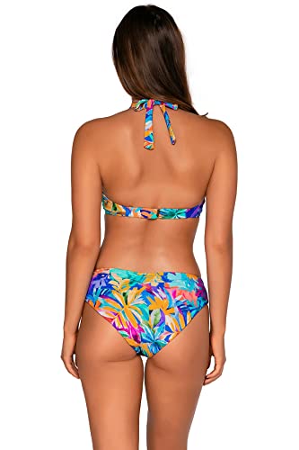Sunsets Muse Halter Women's Swimsuit Bikini Top with Underwire & Removable Cups, Alegria, 32DD