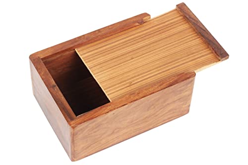 Handmade Wooden Urn Box for Human Ashes, Cremation Funeral Urns Box, Pet Memorial Urns, Decorative Urn, Cat Infant Adult Urn, Keepsake Burial Ash Box | 6 X 4 Inch