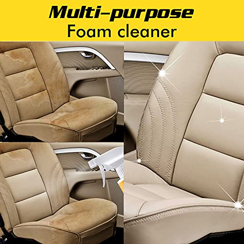 Syansju espuma de limpieza para autos,espuma de limpieza en seco para carros,espuma magica para carros (30ML-1PCS)