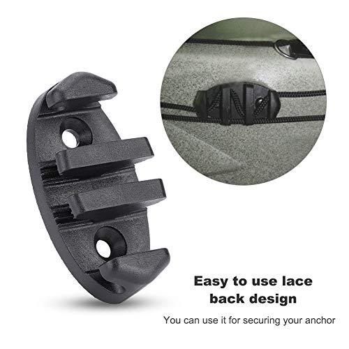 Drfeify Anchor Cleat, Durable Plastic Zig Zag Cleat Boat Accessory