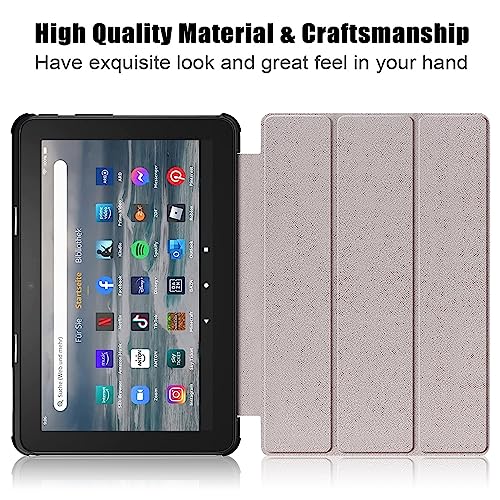Tablet PC Case Case for Kindle Fire 7 2022 Release Case 7.0Inch Tri-Fold Smart Tablet Case,Ultra Slim Lightweight Stand Case Hard PC Back Shell Folio Case Cover,Auto Sleep/Wake Tablet Case Tablet home