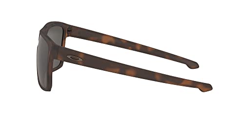 Oakley Men's OO9341 Sliver XL Rectangular Sunglasses, Matte Brown Tortoise/Warm Grey, 57 mm
