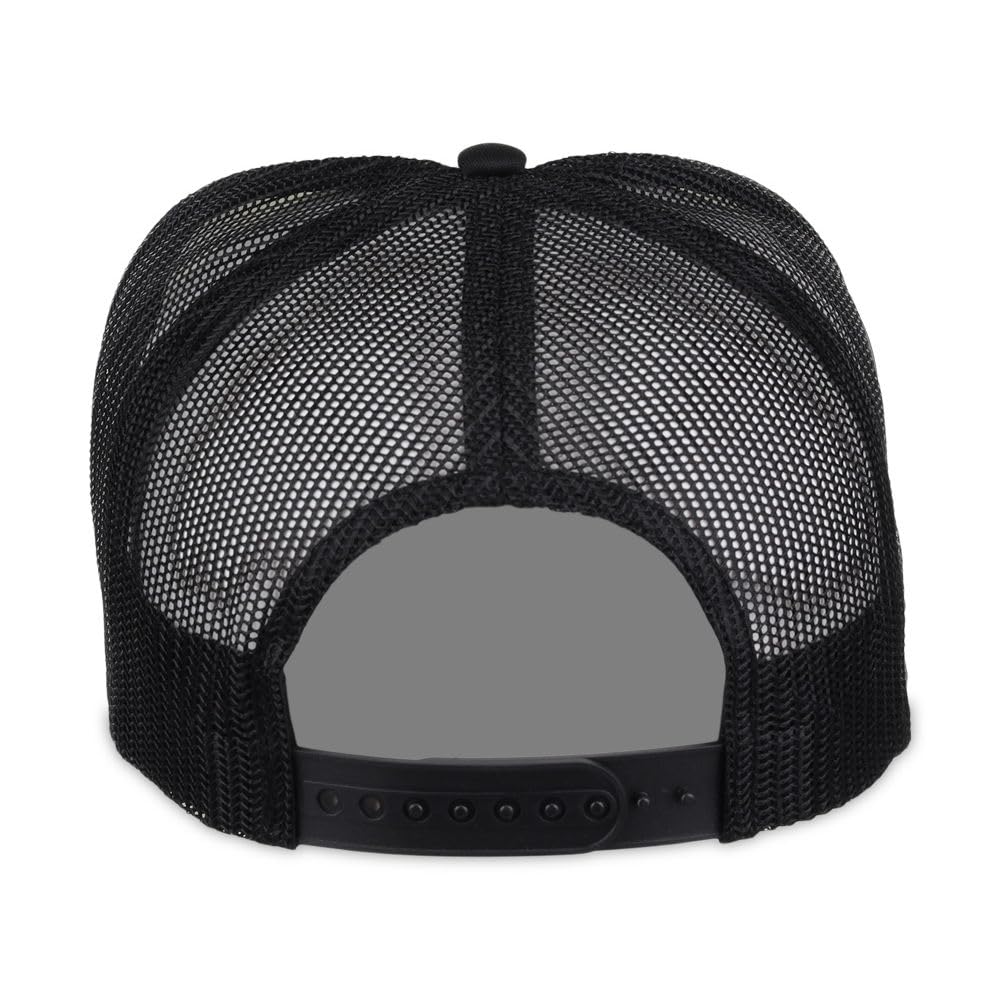 Grateful Dead Dancing Bears Foam Trucker Adjustable Snapback Hat BLK/WHT, Black/White
