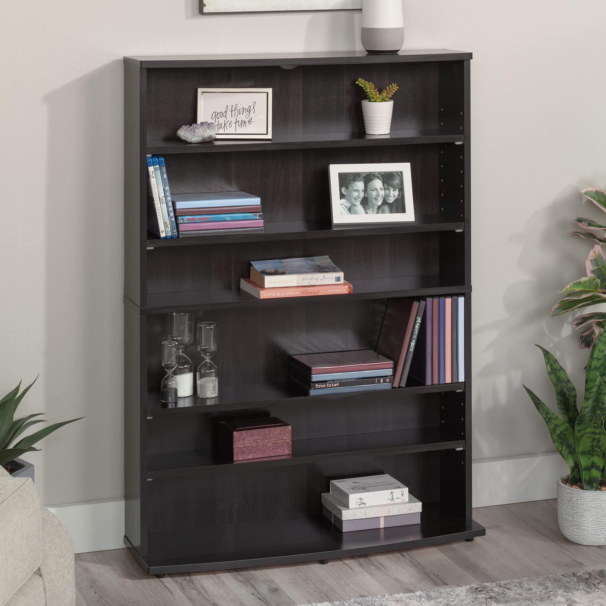 Sauder 413034 Beginnings Multimedia Storage Tower, Cinnamon Cherry
