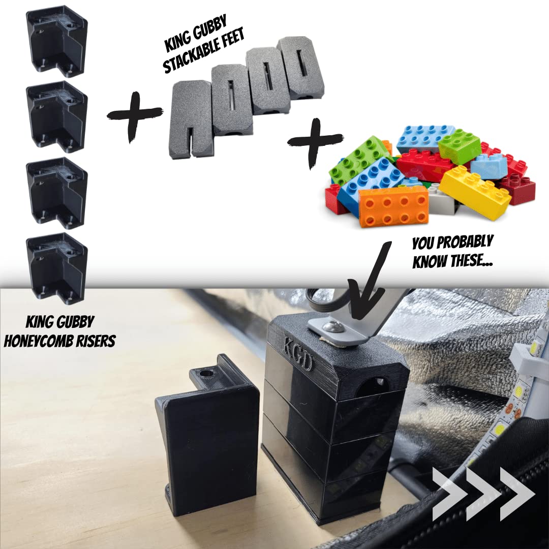 Honeycomb Cutting Bed Feet for Raising Your Honeycomb Bed Off of Your Waste Board