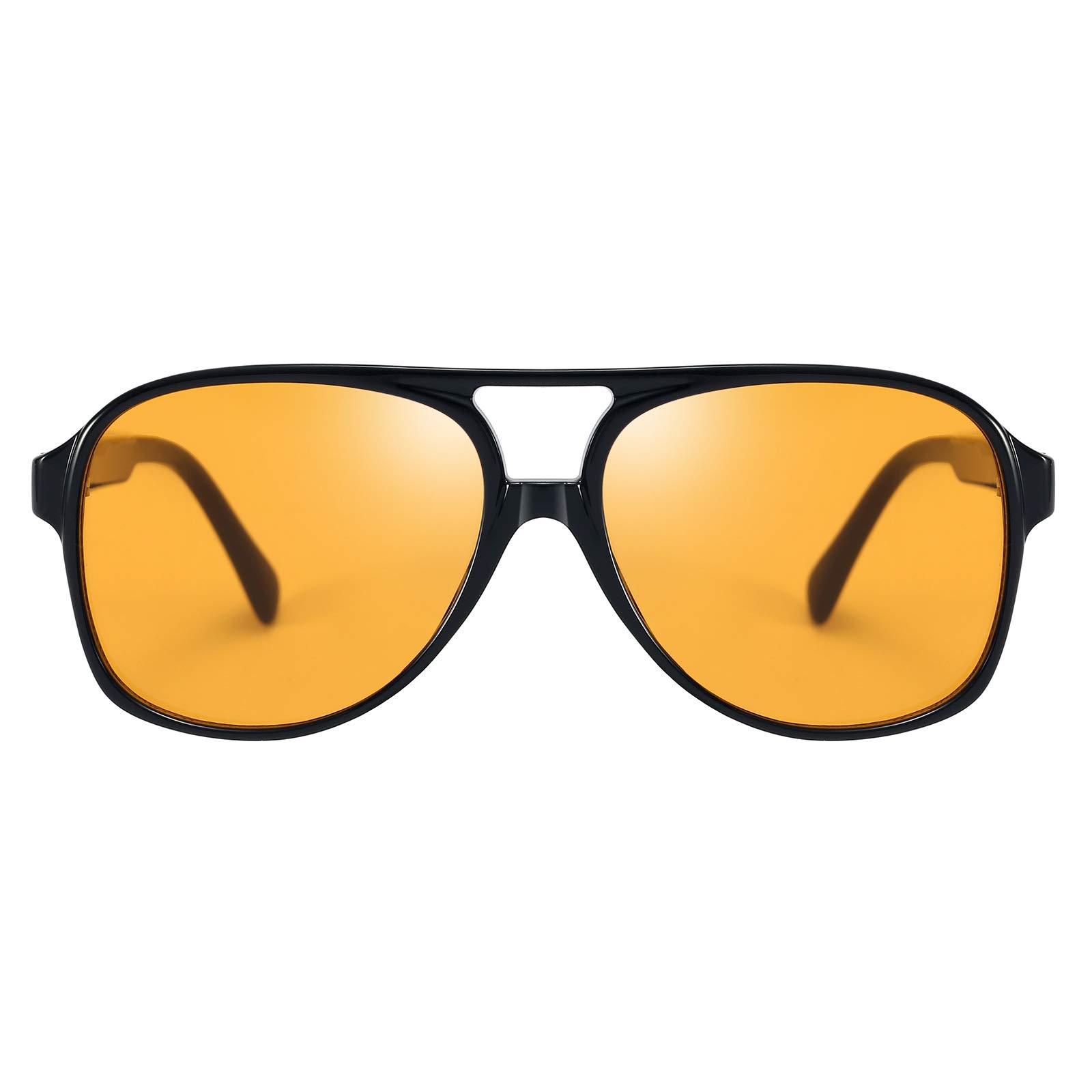Dollger Retro Aviator Sunglasses for Women and Men Large Frame Vintage Classic 70s Sun Glasses