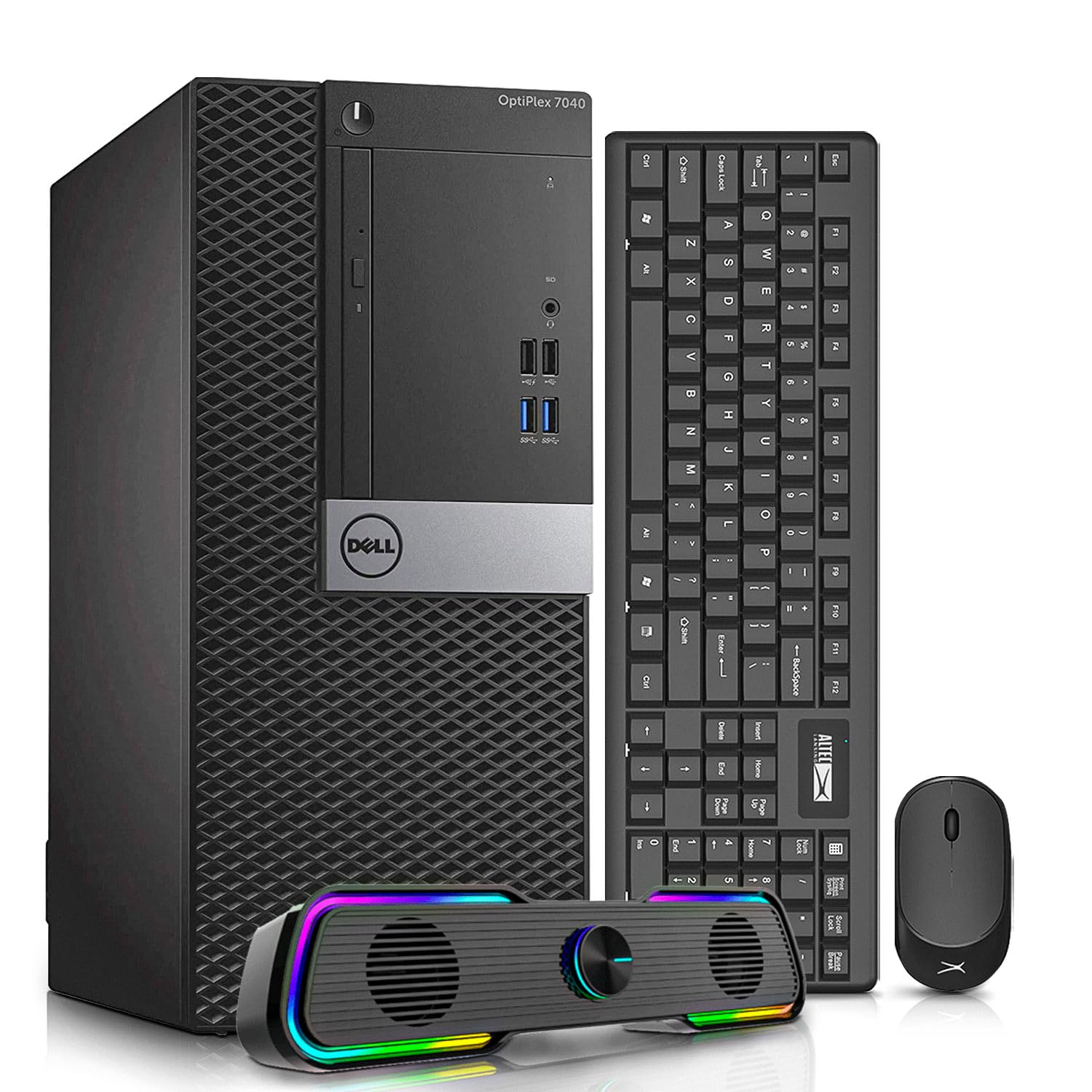 Dell OptiPlex 7040 Tower Computers Desktop PC,32GB DDR4 New 512GB M.2 NVMe SSD+1TB HDD, AX210 Built-in WiFi 6e Bluetooth 5.3,Intel i5-6500 3.2GHz,Refurbished Computer Tower,Windows 10 Pro(Renewed)