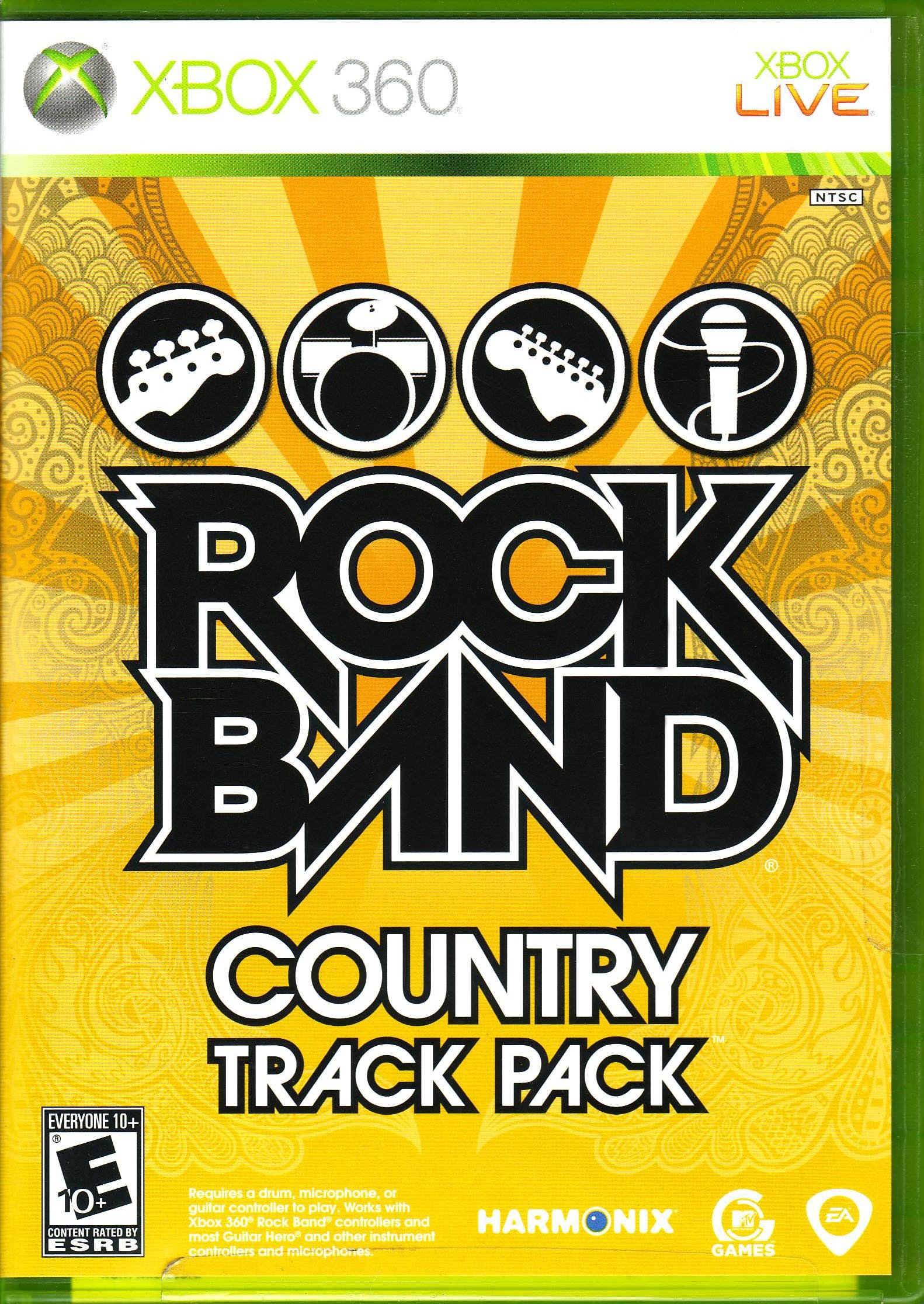 Rock Band: Country Track Pack - Xbox 360