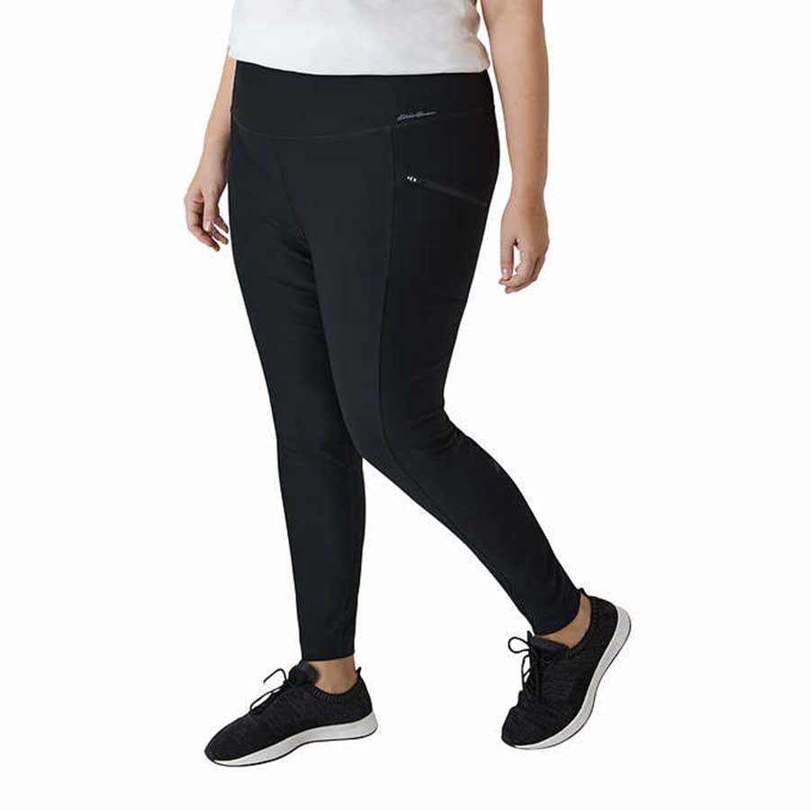 Eddie Bauer Women's Rainier Pants, Black Rainier, 14