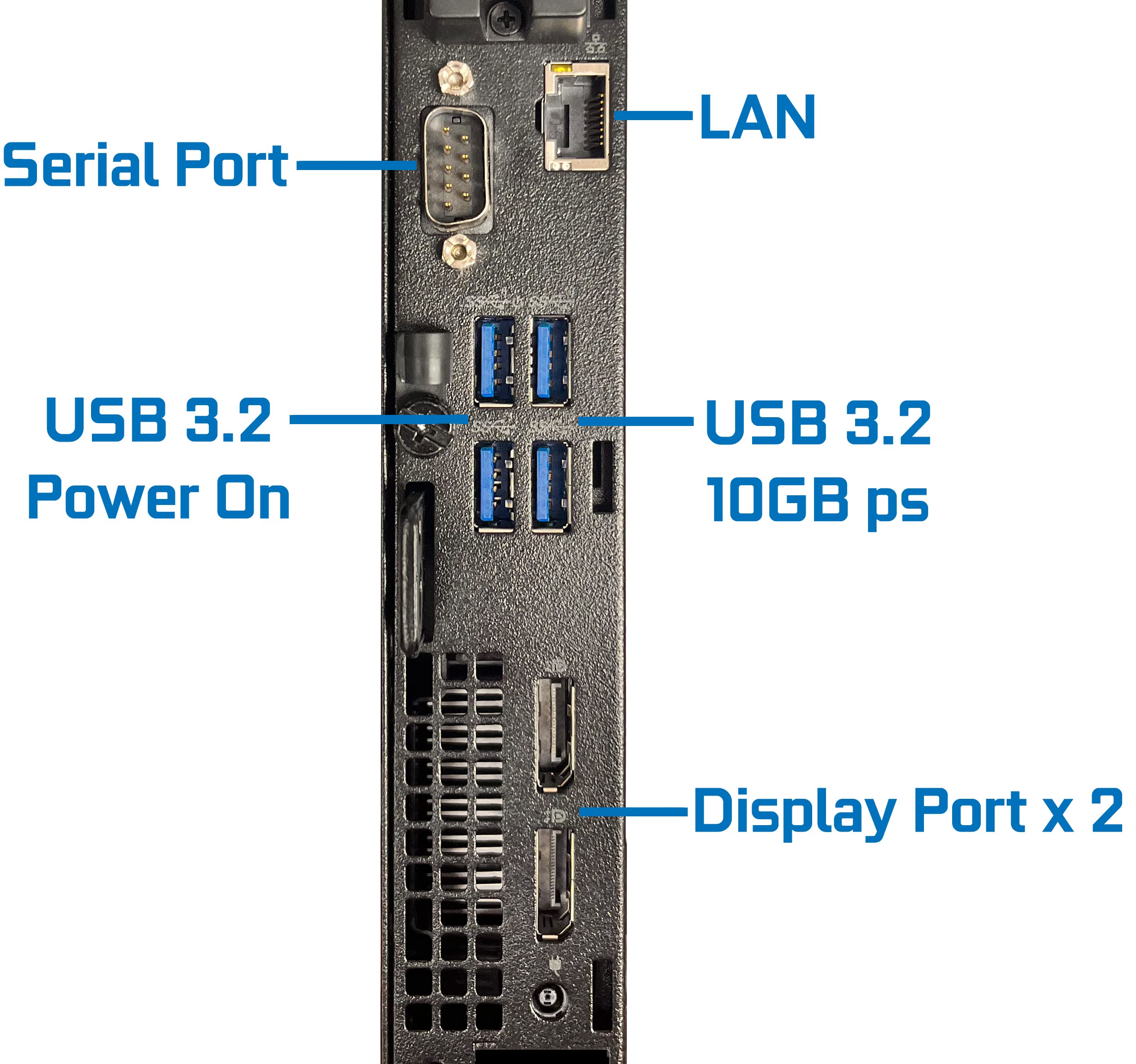 Dell OptiPlex 7000 Micro Desktop Computer, Intel i7-12700T, 64GB RAM, 2TB NVMe SSD, Wi-Fi 6E, Bluetooth, USB C, DisplayPort, HDMI - Windows 11 Pro