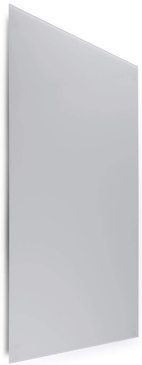 Displays2go 36" x 24" Wall Mounted Glass Whiteboard, Magnetic – White (GB2436BHWH)