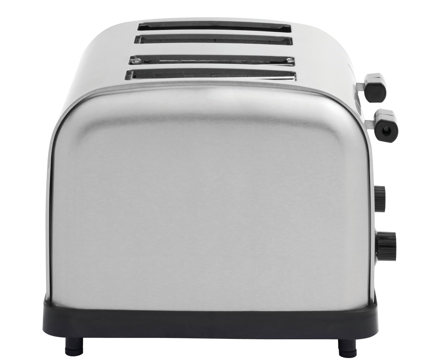 Kratos 29M-011 Four-Slice Commercial Electric Pop-Up Toaster with Wide 1.5" Slots, Stainless Steel Toaster, 120V, 1800 Watts