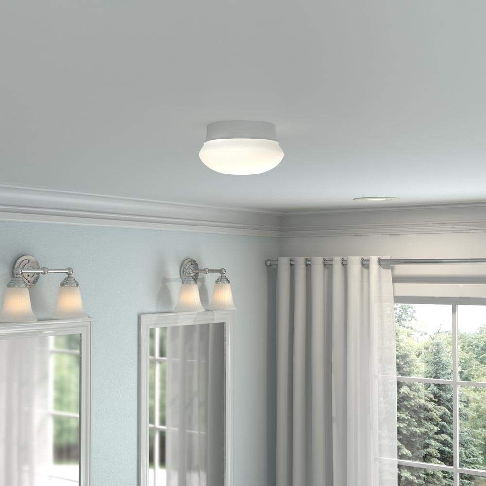 Commercial Electric 7 in. Daylight White LED Flushmount Ceiling Light Lampholder Replacement Fixture 54483161