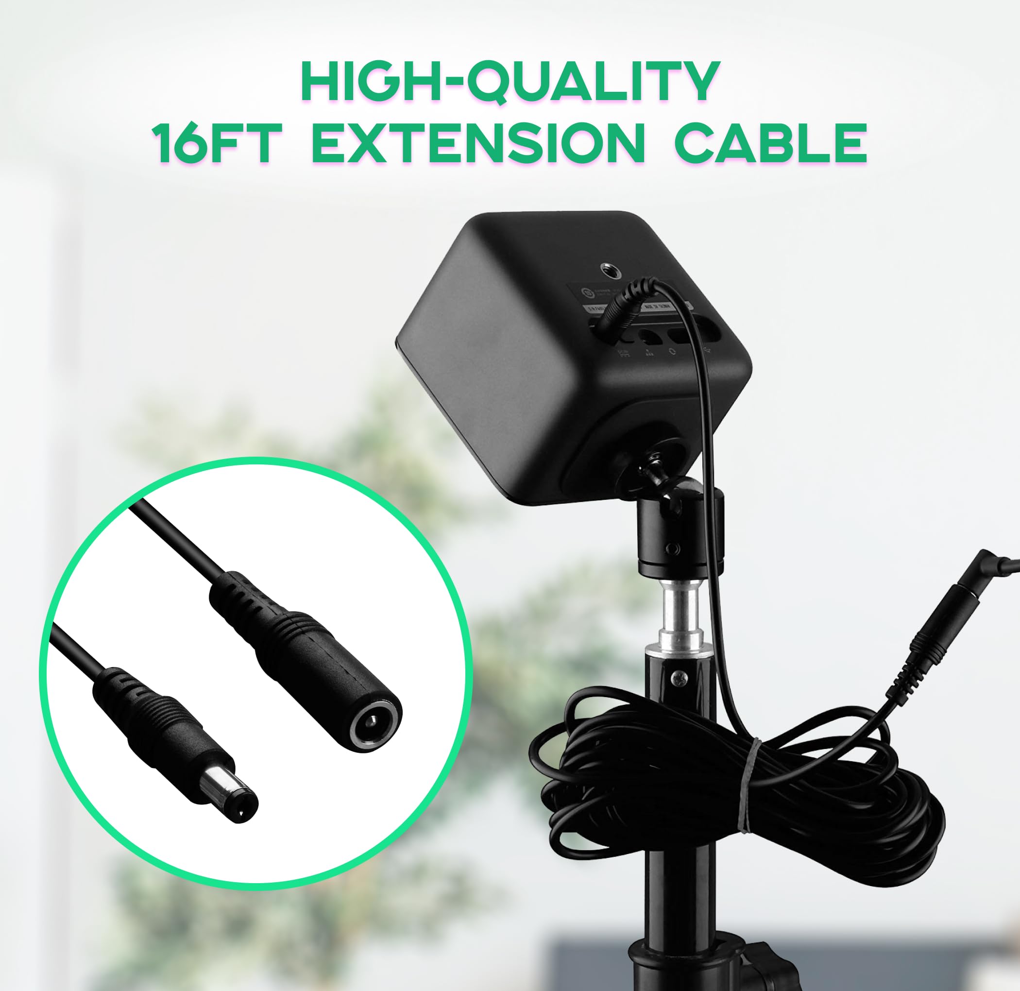 Skywin VR Stand Compatible with HTC Vive & Index Base Station - Tempered Glass HTC Vive Stand for Vive and Rift Constellation Sensors